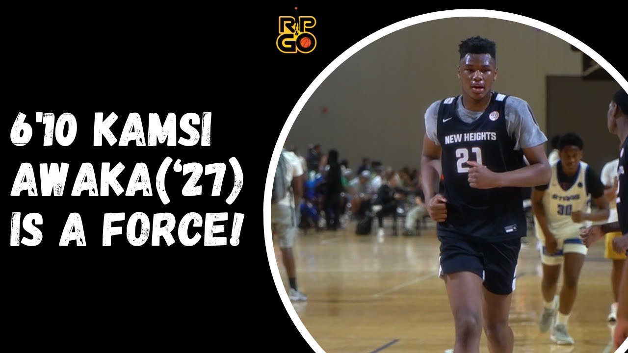 6'10 Kamsi Awaka('27) Is A Force! (2024 Nike EYBL S2 ATL Highlights vs ...
