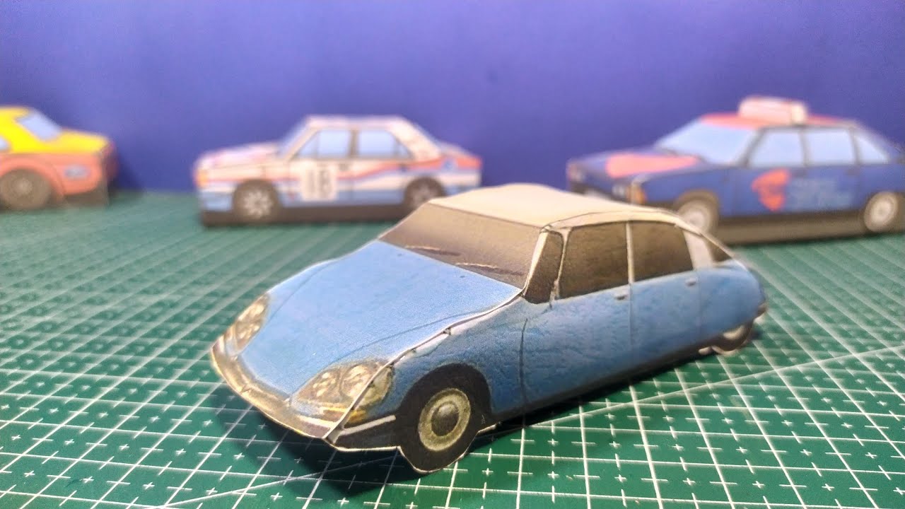 CITROEN DS - PAPERCRAFT - YouTube