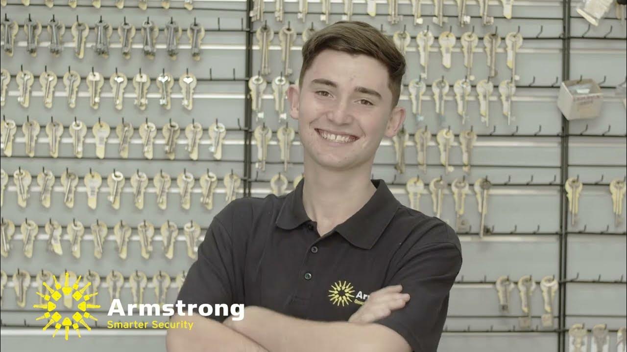 Armstrong Smarter Security - Locksmith Apprentice Logan - YouTube