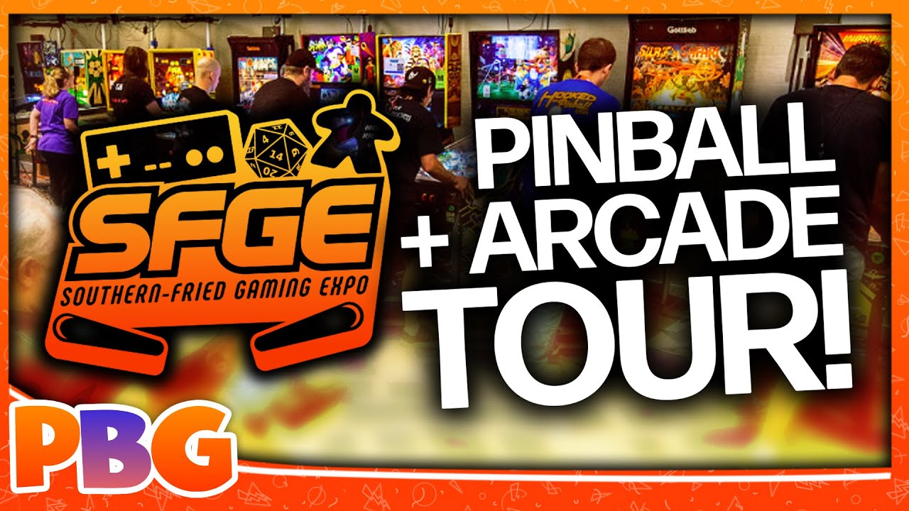 Southern Fried Game Expo Pinball ! (Feat. UAG & Retro Ralph) - YouTube