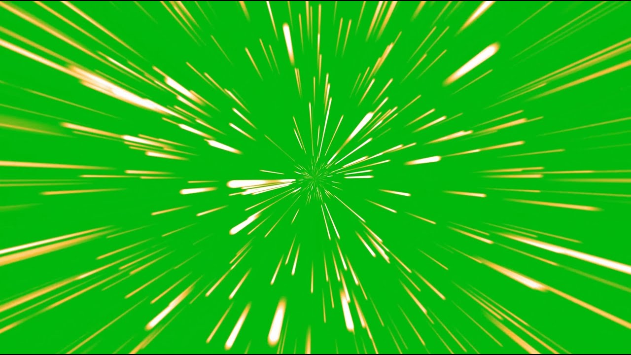 Hyperspace Jump | Speed Warp Effect | Green Screen Stock Footage 🌠 ...
