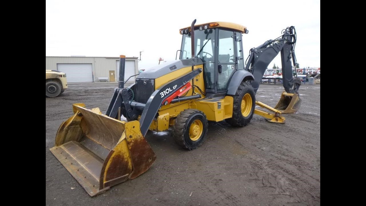 2019 John Deere 310L EP Loader Backhoe - YouTube