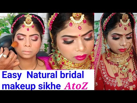 Real Bridal Makeup Tutorial Step by Step for Beginners | Bridal Makeup ...