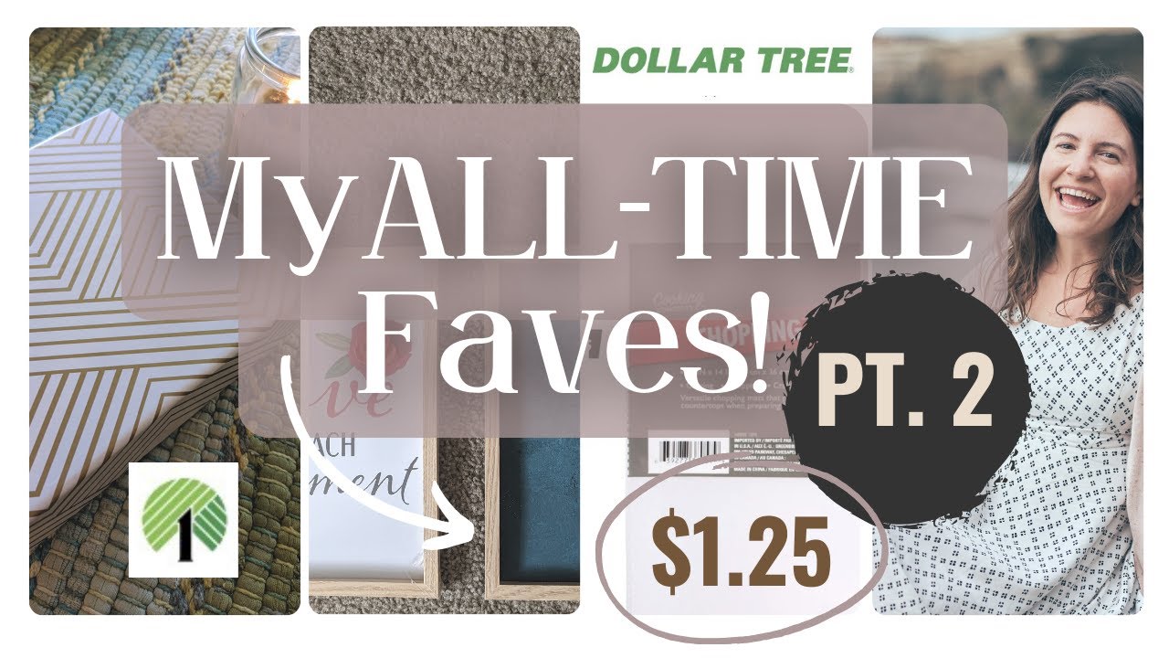Favorite Dollar Tree Items! Part 2 - YouTube