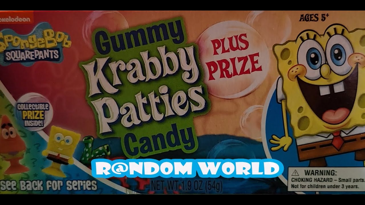 Sponge Bob Squarepants Gummy Krabby Patties Candy - YouTube