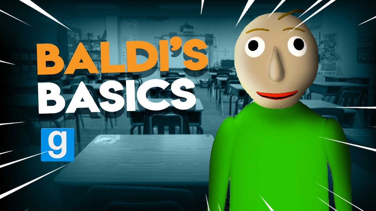 Playing BALDI’S BASICS in GMOD | Gmod Official Baldi Map - YouTube