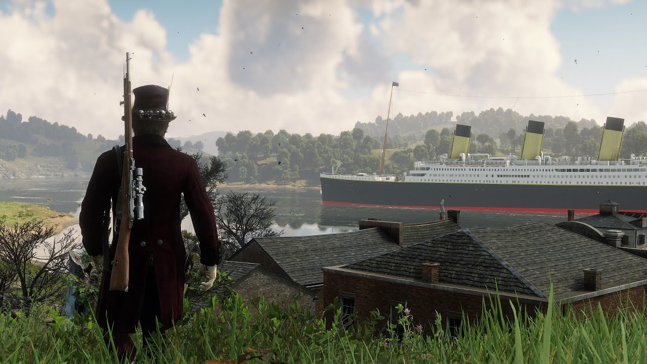 RDR2 mod Mosin nagant sniper rifle - YouTube