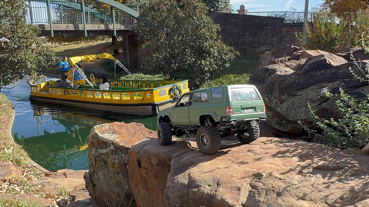 The Bricktown Canal Trail crawl#rccrawlers #rc4wdtf2 - YouTube