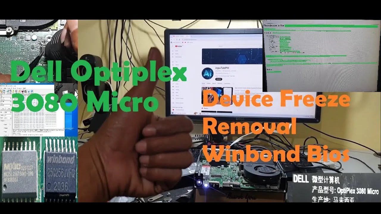Dell Optiplex 3080 Micro Device Freeze Removal│Winbond Bios - YouTube
