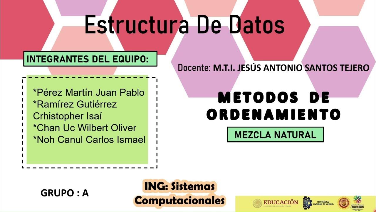 Método de Ordenamiento por Mezcla Natural (Natural Merge Sort). - YouTube