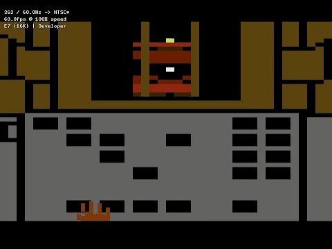 Atari 2600 Myst -- Fireplace Implemented (spoilers) - YouTube