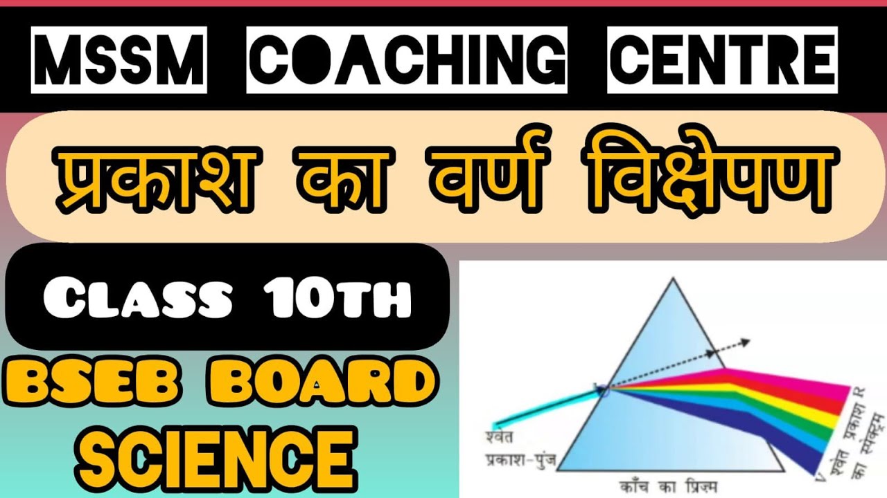 Dispersion of light and Rainbow 🌈🌈🌈🌈 Class 10th - YouTube