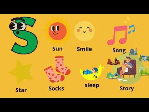 Learn The Letter S Let's learn words․ English vocabulary․ S Letter ...