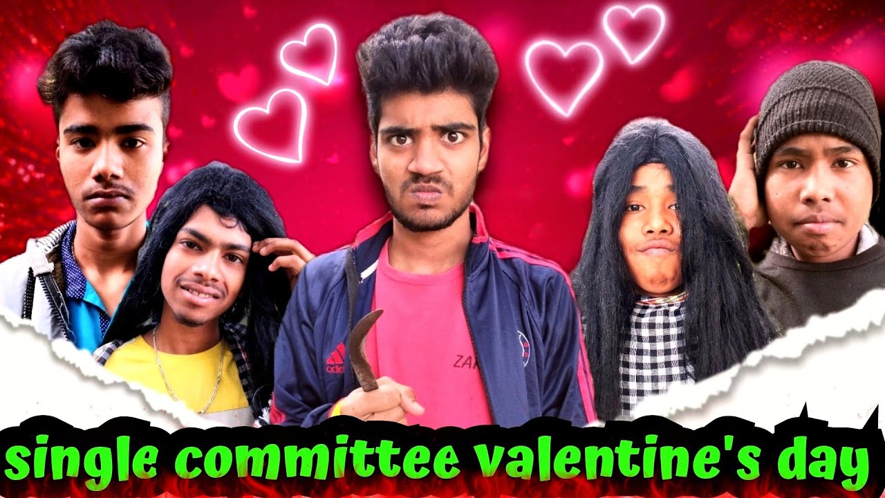 Single committee valentine's day 💖 Bangla comedy video || hasir video ...