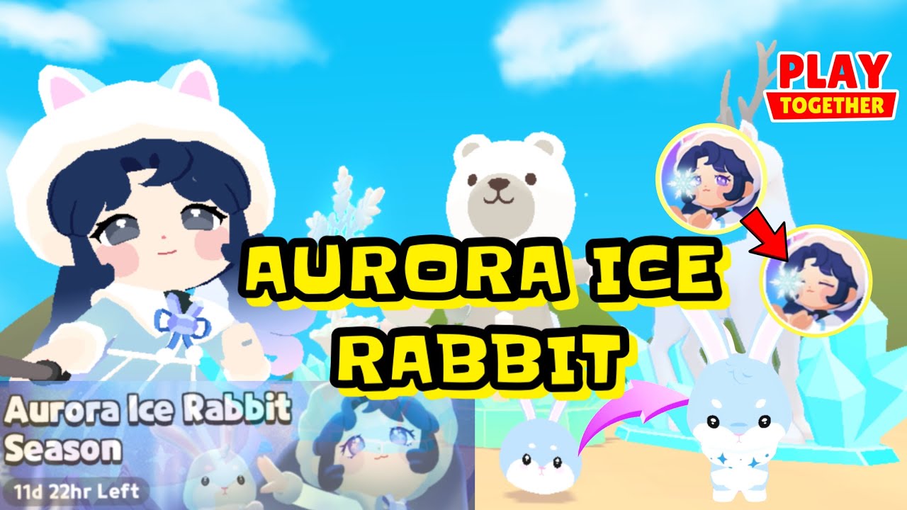AURORA ICE RABBIT🧊 ️🐰 |PLAY PASS UNBOXING | PLAY TOGETHER #playtogether ...