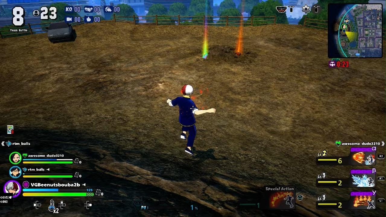 MY HERO ULTRA RUMBLE *New Purple Todoroki Gameplay - YouTube