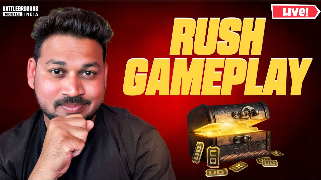 Rush Gameplay Only | Bgmi Livestrem | The Legend Rupesh | BGMI #bgmilive - YouTube