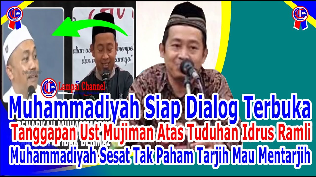 Siap Debat Terbuka !! Ust Mujiman Merespon Idrus Ramli yang Menyesatkan ...