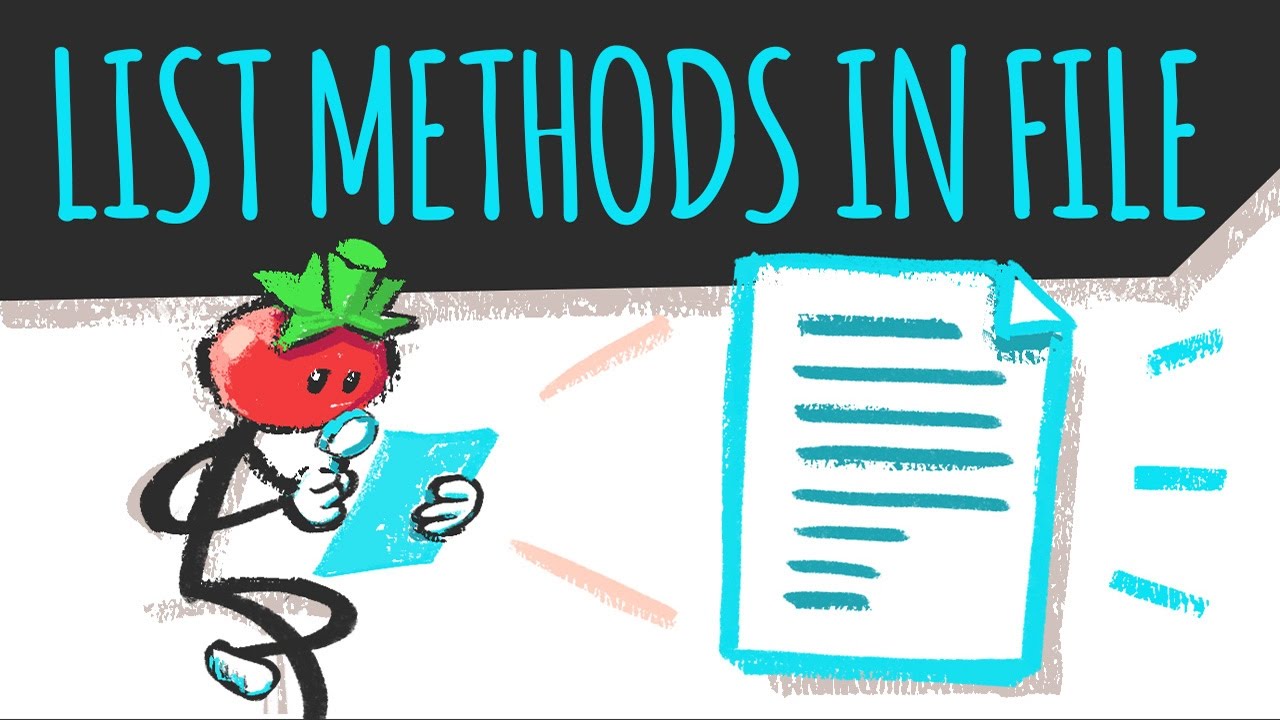 List Methods in File - YouTube