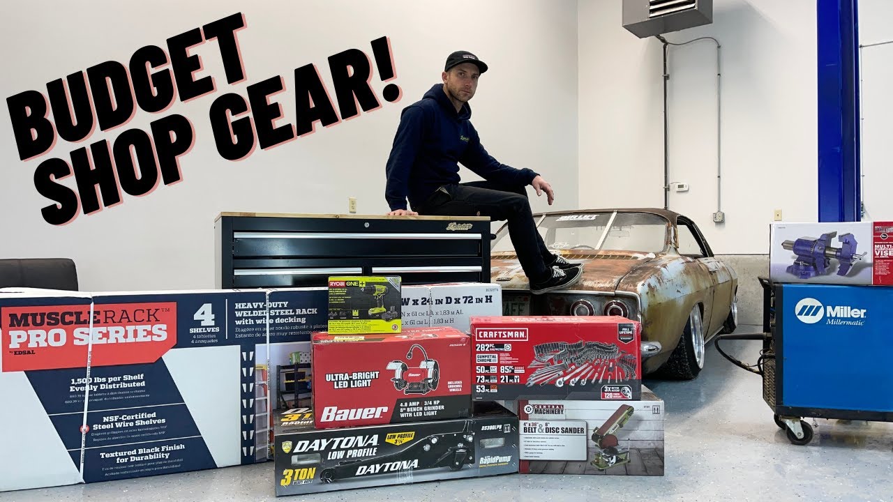 Getting The New Shop Set Up On A Budget! - LUDWICK'S GARAGE - YouTube