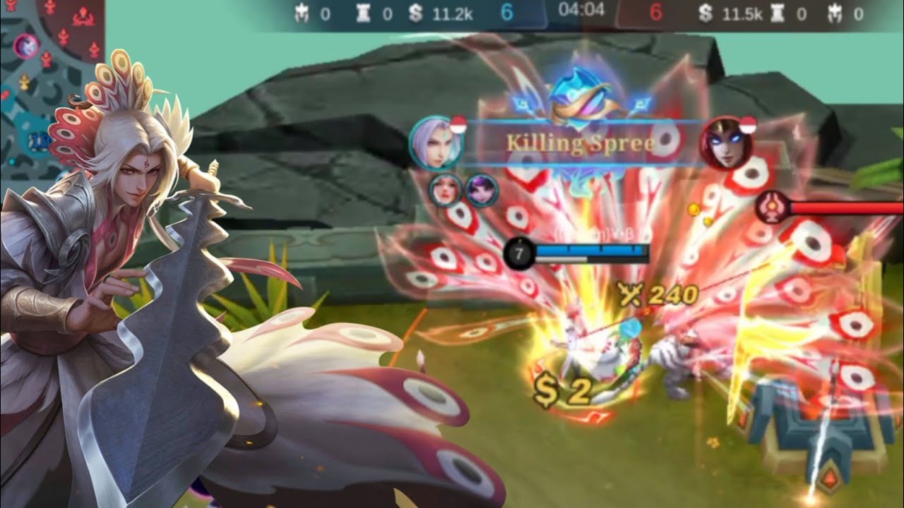 REVIEW SKIN LING "LORD SHEN" SANG BURUNG MERAK - mobile legends - YouTube
