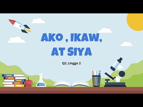 Ako, Ikaw, at Siya | Wikang Filipino