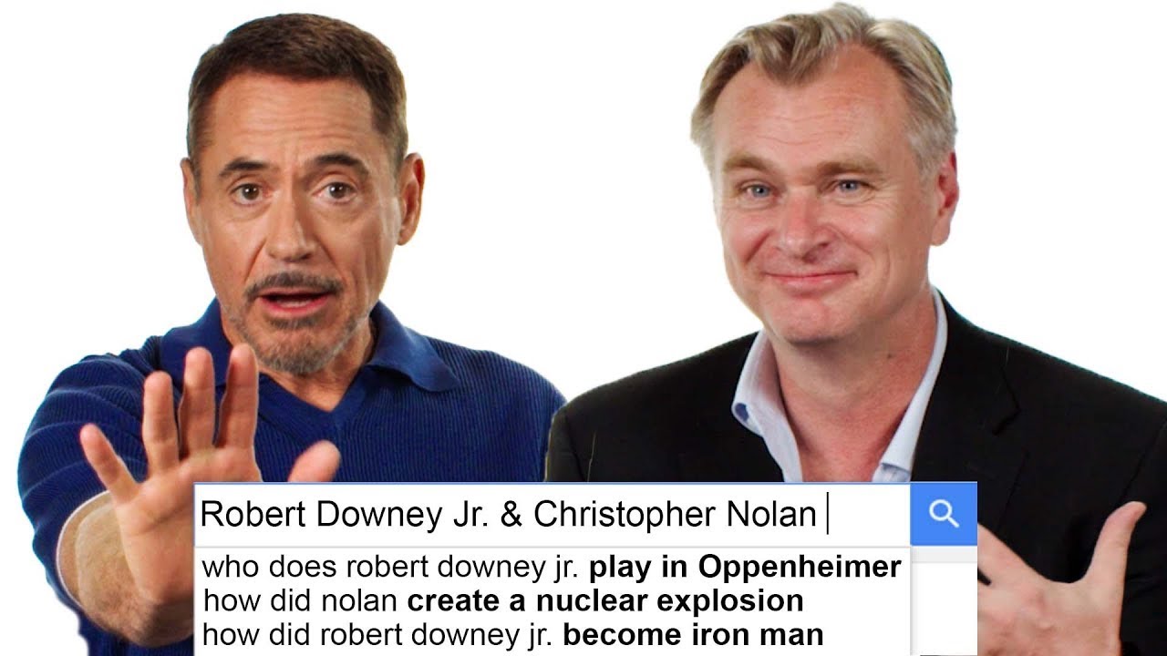 Robert Downey Jr. & Christopher Nolan Answer The Web's Most Searched ...