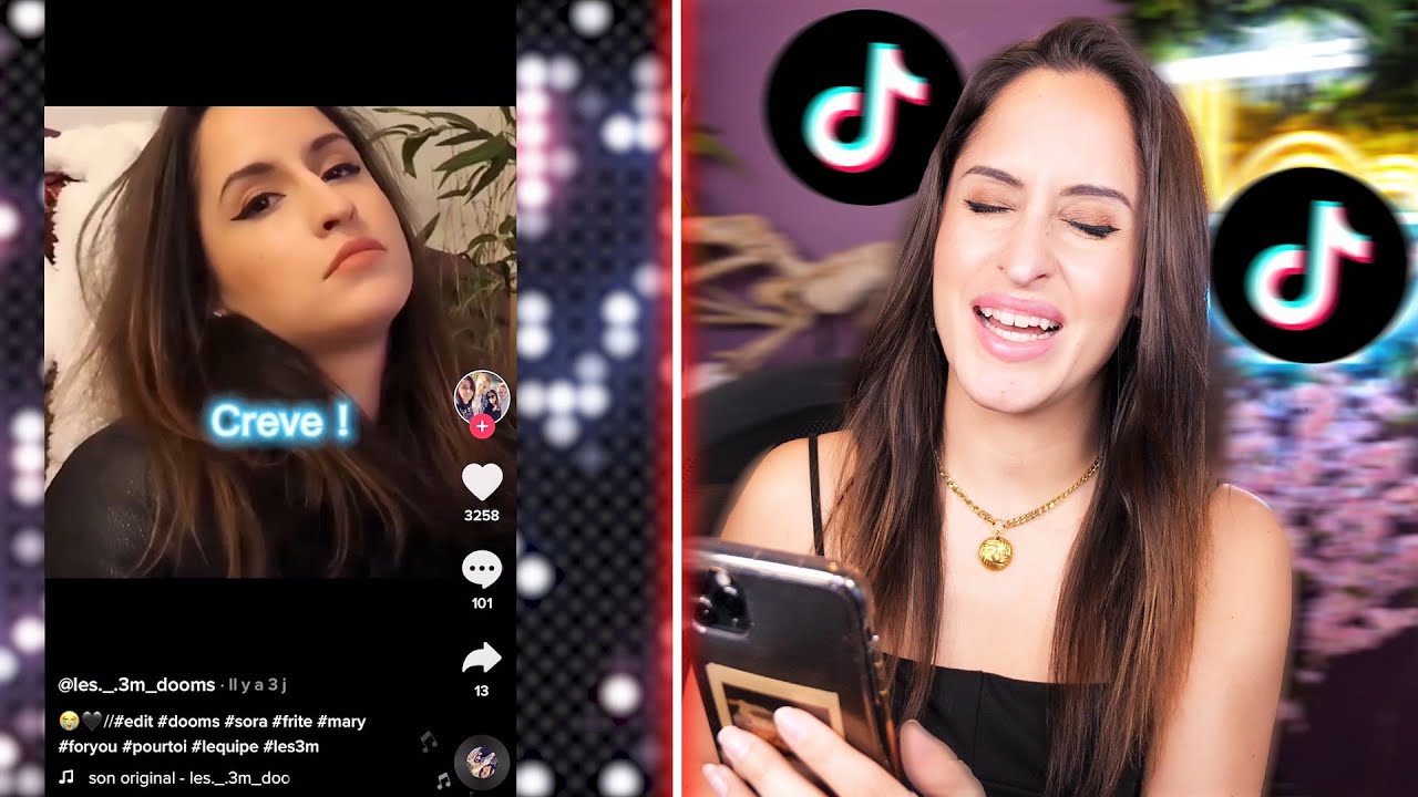 JE REAGIS Á VOS TIK TOK SUR MOI ! #2(certains ne sont pas très gentils ...