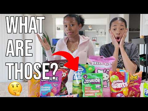 We Tried Snacks We Can't Get In Canada! | Sekora & Sefari Eat Specialty Sweets & Treats