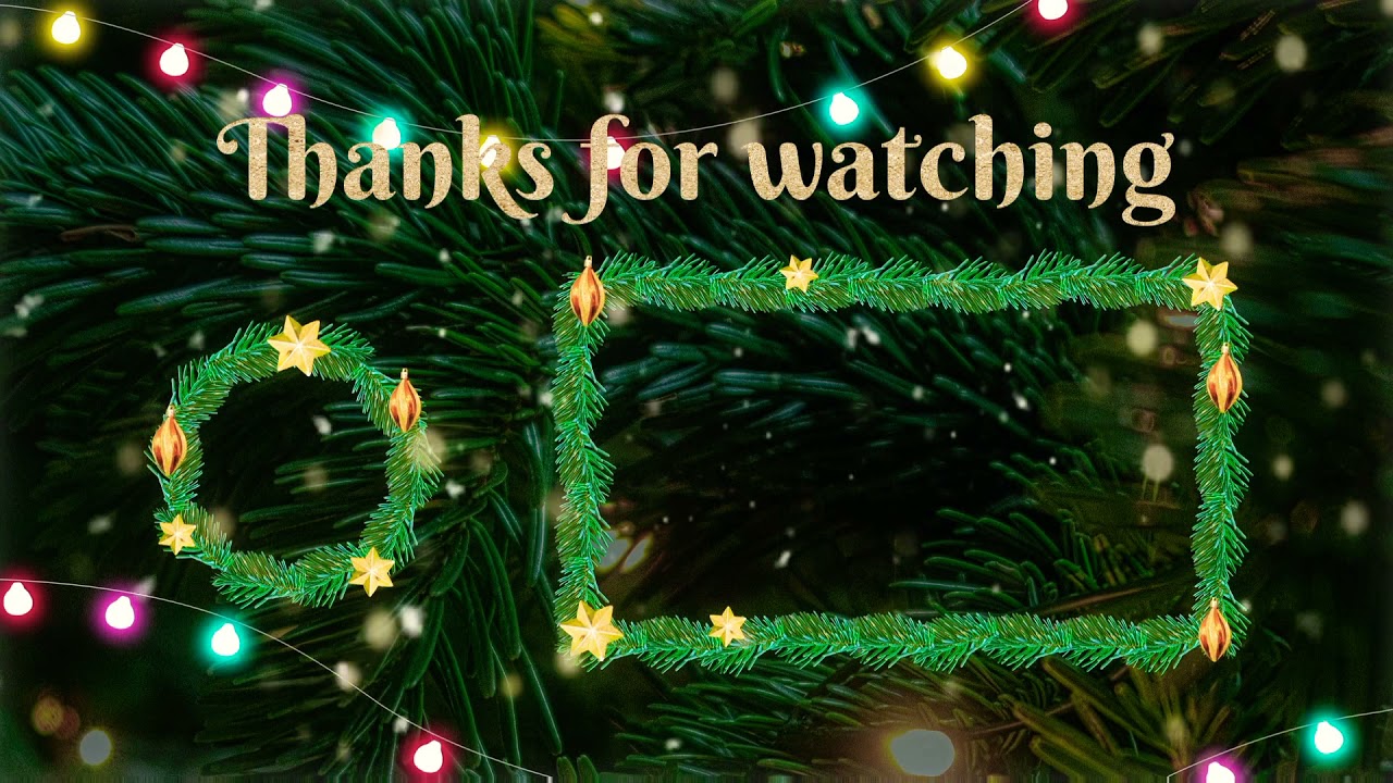 Christmas End Screen Outro (No Copyright) Free Download | Outro ...