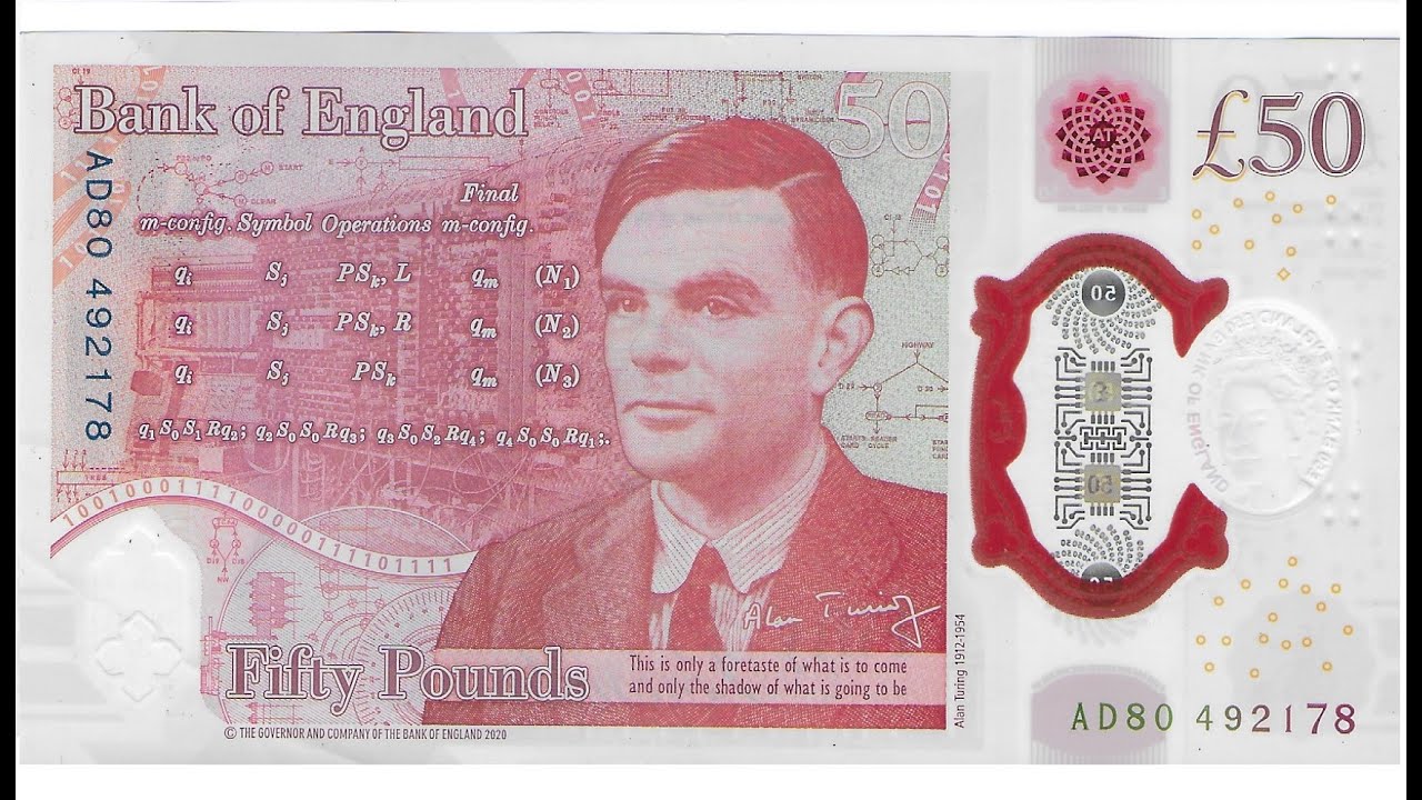 The New Plastic Fifty Pound Note Review - YouTube