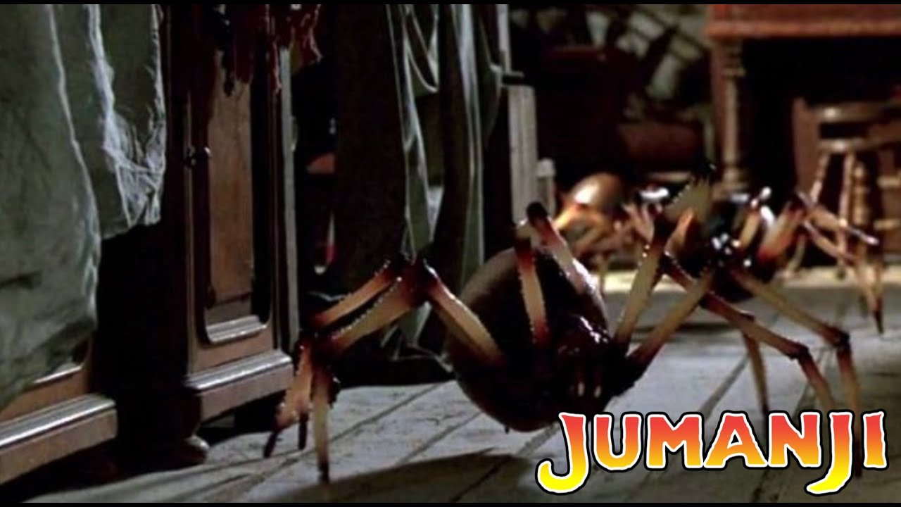 Jumanji (1995) Spider screen time - YouTube