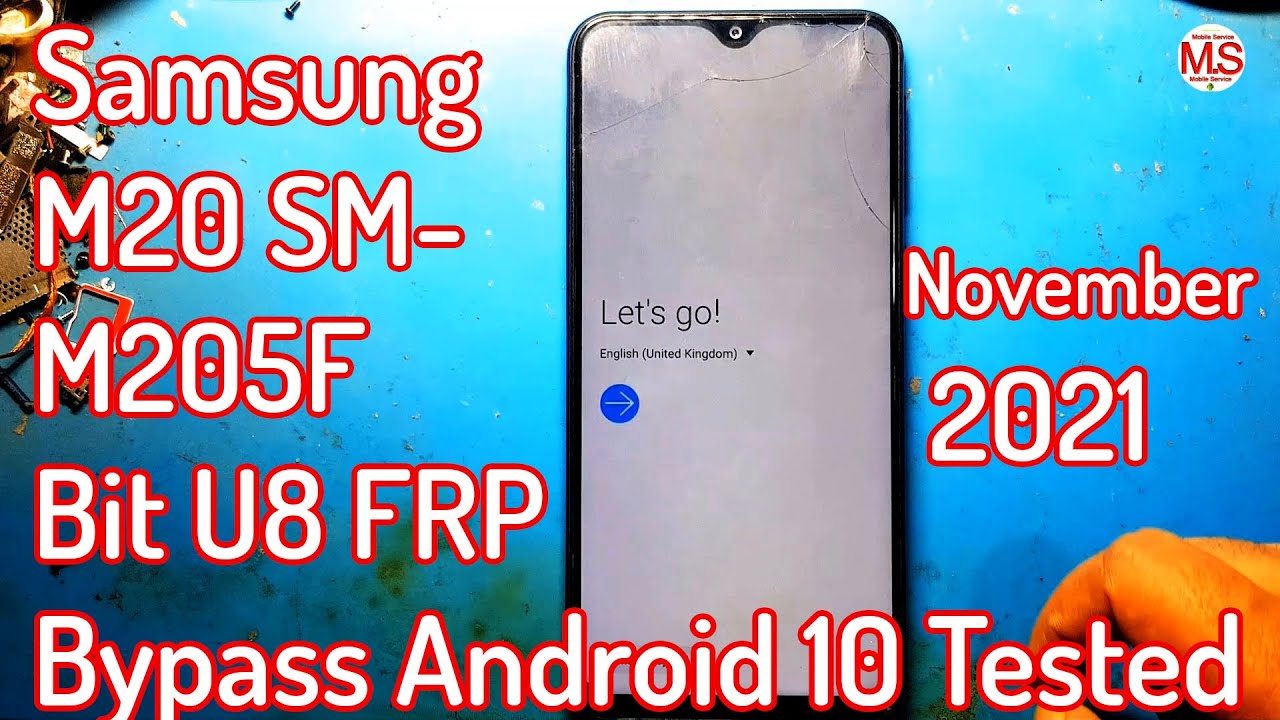 Samsung M20 SM-M205F Bit U8 FRP Bypass Android 10 Tested | November ...