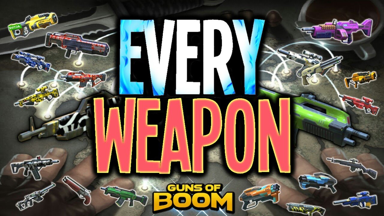 Every Weapon in Guns of Boom*one video* - YouTube