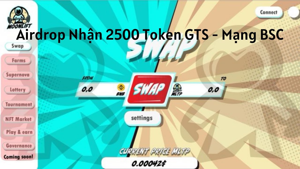 Hướng Dẫn Nhận 2500 Token GTS - Mạng BSC - YouTube