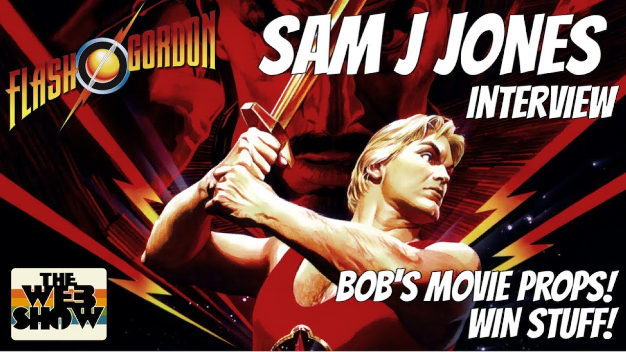 SAM J JONES on FLASH GORDON, acting, & life, plus Movie Props! - YouTube