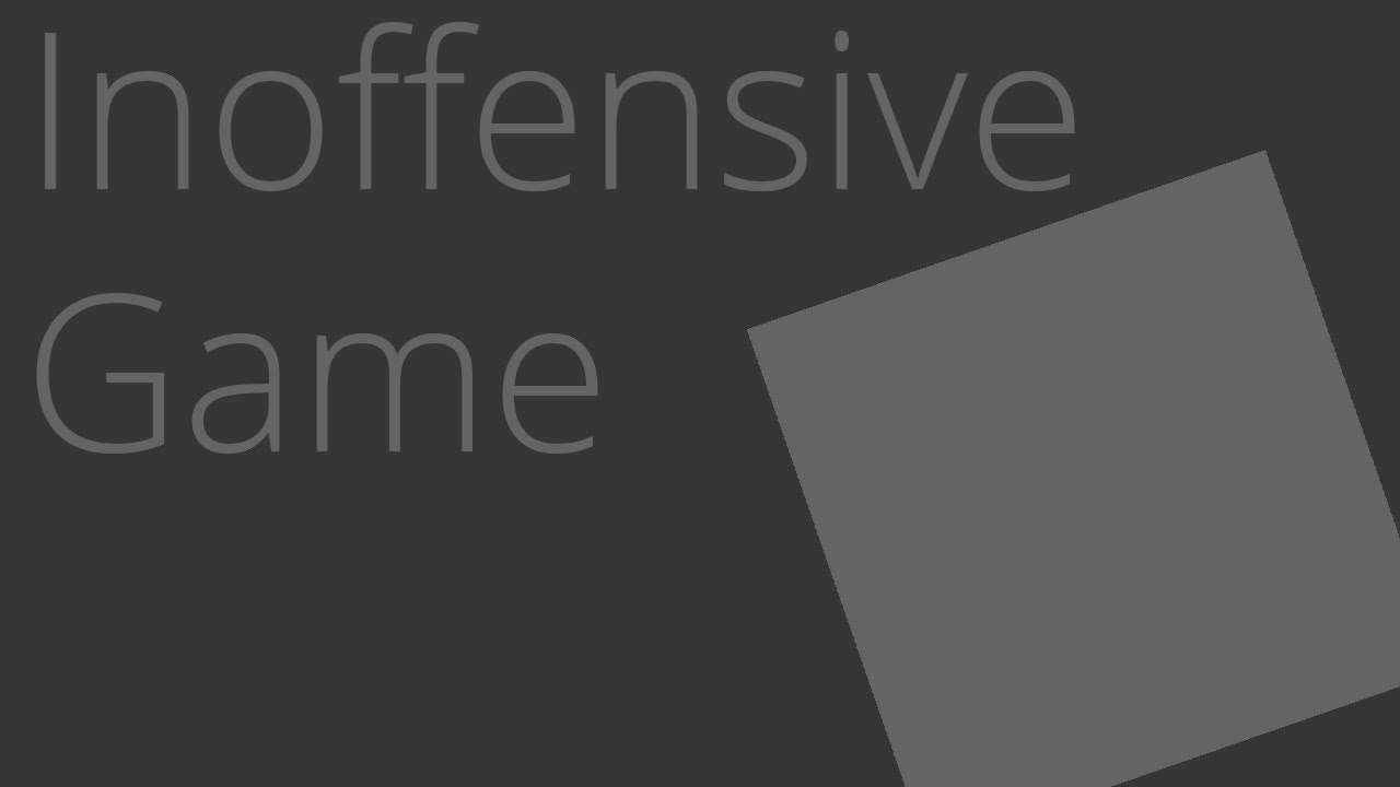 Inoffensive Game - Release trailer - YouTube