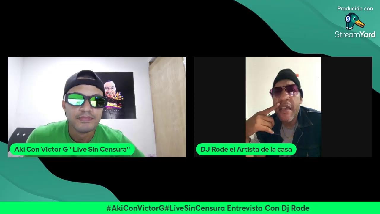 Aki Con Victor G Entrevista Con Dj Rode - YouTube