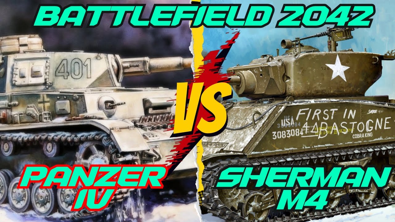Epic Tank Battle | BF2042 | Panzer IV vs M4 Sherman | #battlefield2042 ...