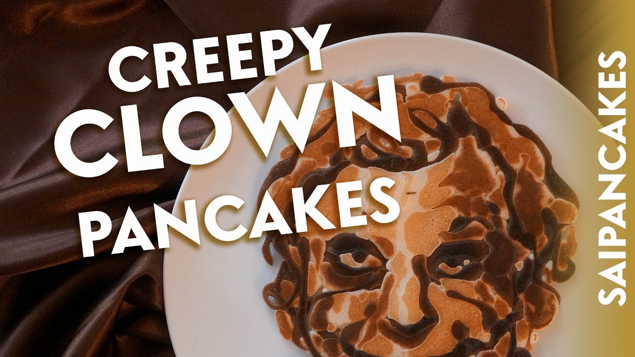 Creepy CLOWN Pancakes! - YouTube