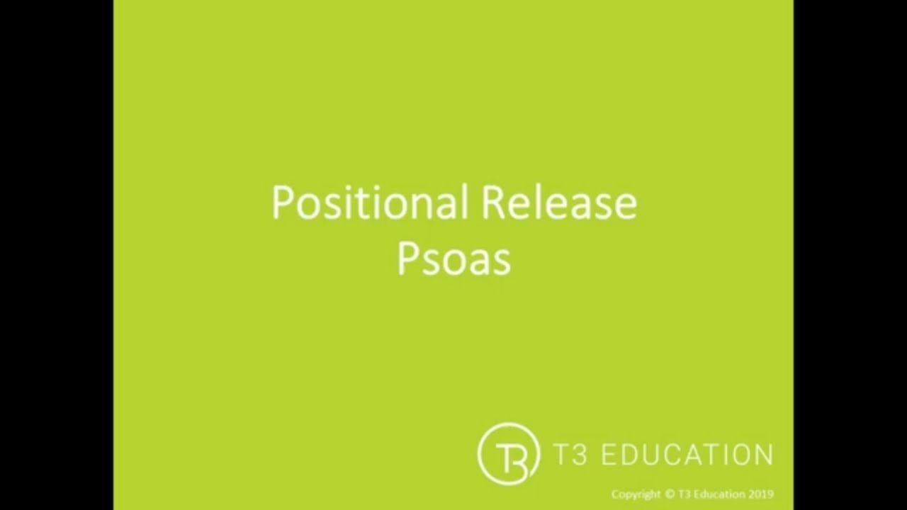Positional Release: PRT Psoas - YouTube