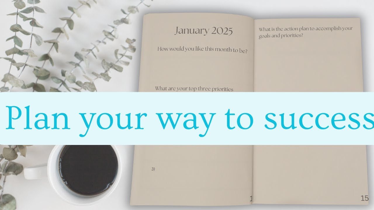 Make 2025 a successful year with this planner, self analysis, yearly ...