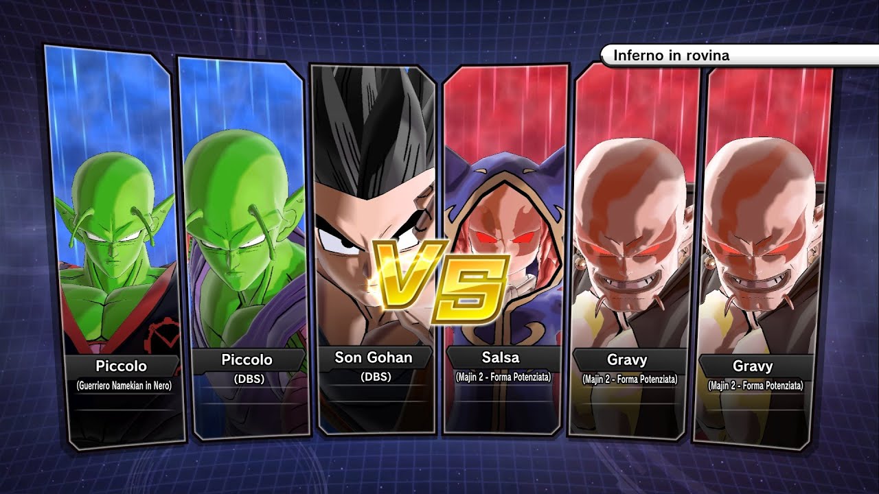 XV2 (PC): Son Gohan/Piccolo/Piccolo Namekian in Nero vs Salsa/Gravy x2 ...