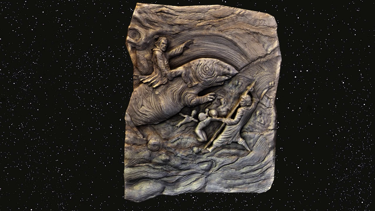 STAR WARS bas relief sculpts 3D - YouTube