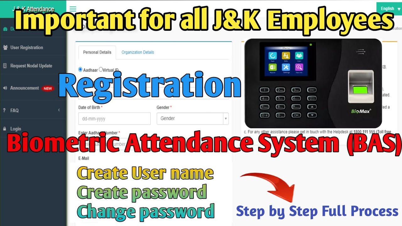 𝗛𝗼𝘄 𝘁𝗼 𝗥𝗲𝗴𝗶𝘀𝘁𝗲𝗿 𝗡𝗲𝘄 𝗘𝗺𝗽𝗹𝗼𝘆𝗲𝗲𝘀 𝗶𝗻 𝗝𝗞 𝗕𝗶𝗼𝗺𝗲𝘁𝗿𝗶𝗰 𝗔𝘁𝘁𝗲𝗻𝗱𝗮𝗻𝗰𝗲 𝘀𝘆𝘀𝘁𝗲𝗺 𝗣𝗼𝗿𝘁𝗮𝗹 ...