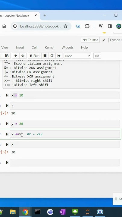 Python Assignment Operators Part 4 Learnpython Python3pythonoperatorspythonforbeginners
