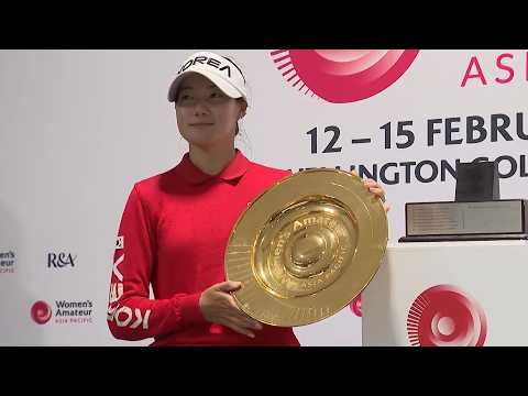 Yunseo Yang 2026 Asia Pacific Womens Amateur Final Round