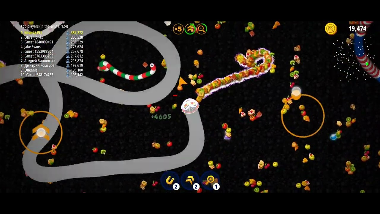 🐍WORMSZONE.IO | GIANT SLITHER SNAKE TOP 01 Nirvik / Epic Worms Zone Best Gameplay! - YouTube