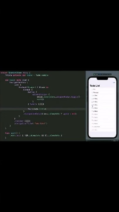 how to create todo table list in swiftui?. - YouTube
