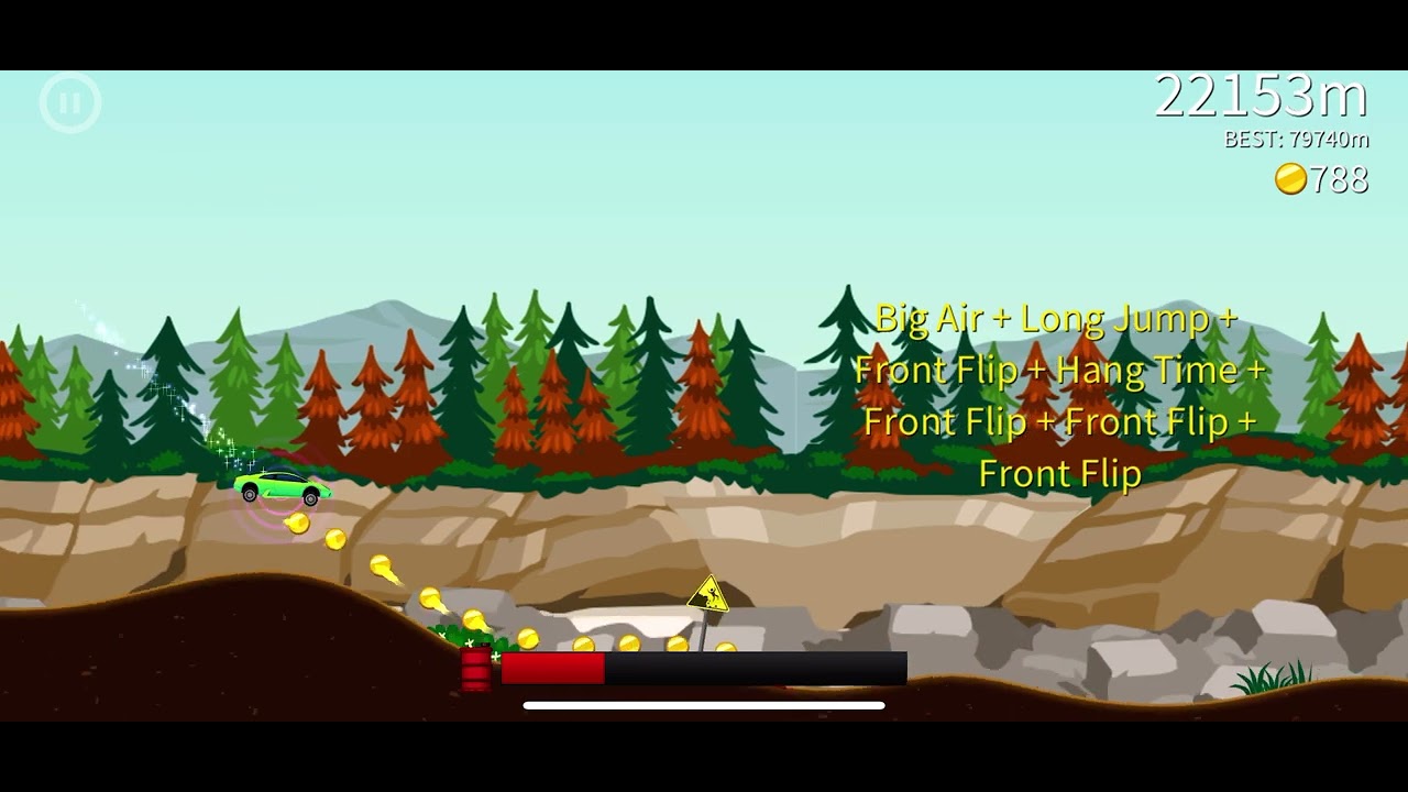 Reaching 50,000 meters in Extreme Road Trip 2!!!!! - YouTube